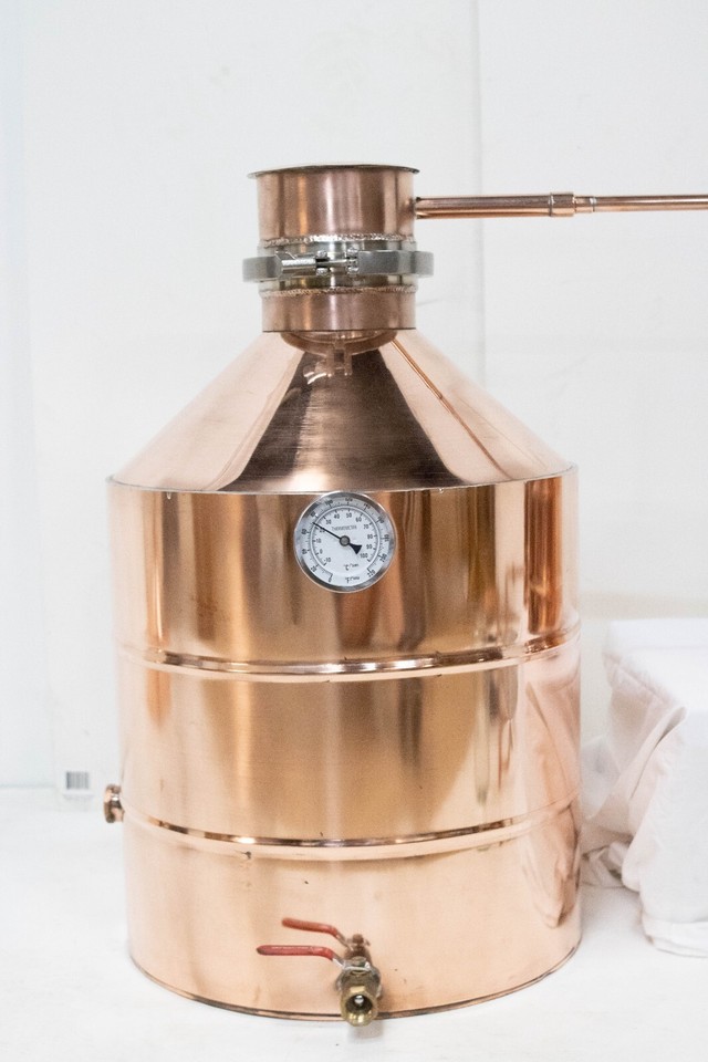 20 Gallon Copper Moonshine Still with Worm and Thumper from Vengeance ...