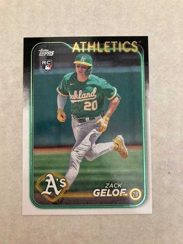 2024 Topps #166 A's ZACK GELOF Rookie RC | eBay