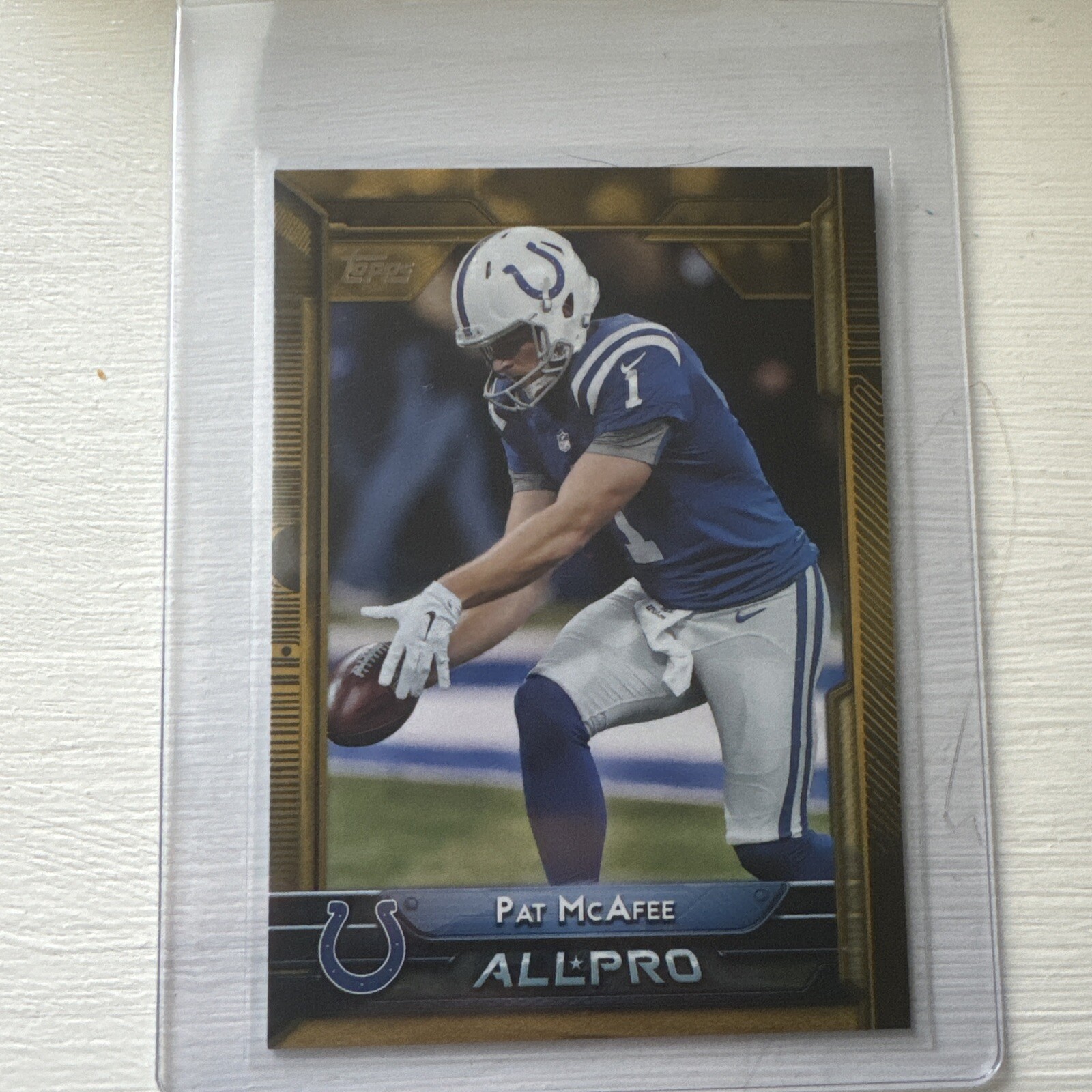 Pat McAfee 2015 Topps All-Pro 282 Gold Border /2015 Rare WWE BARSTOOL ...
