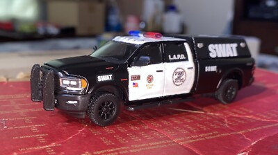 KITBASH 1/64 1-1 RAM 2500 LOS ANGELES POLICE DEPARTMENT LAPD SWAT ...