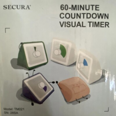 Secura 60-Minute Visual Timer, Countdown Timer | eBay