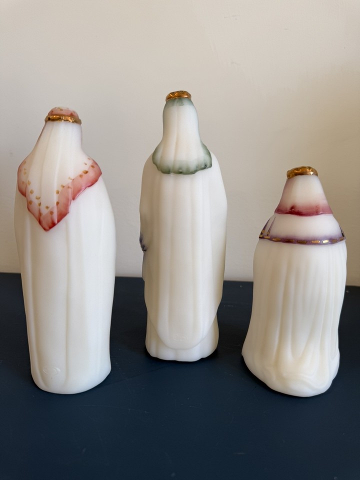 Fenton Glass 1st Edition Set of 3 Nativity "The Wise Men" 1998 | eBay