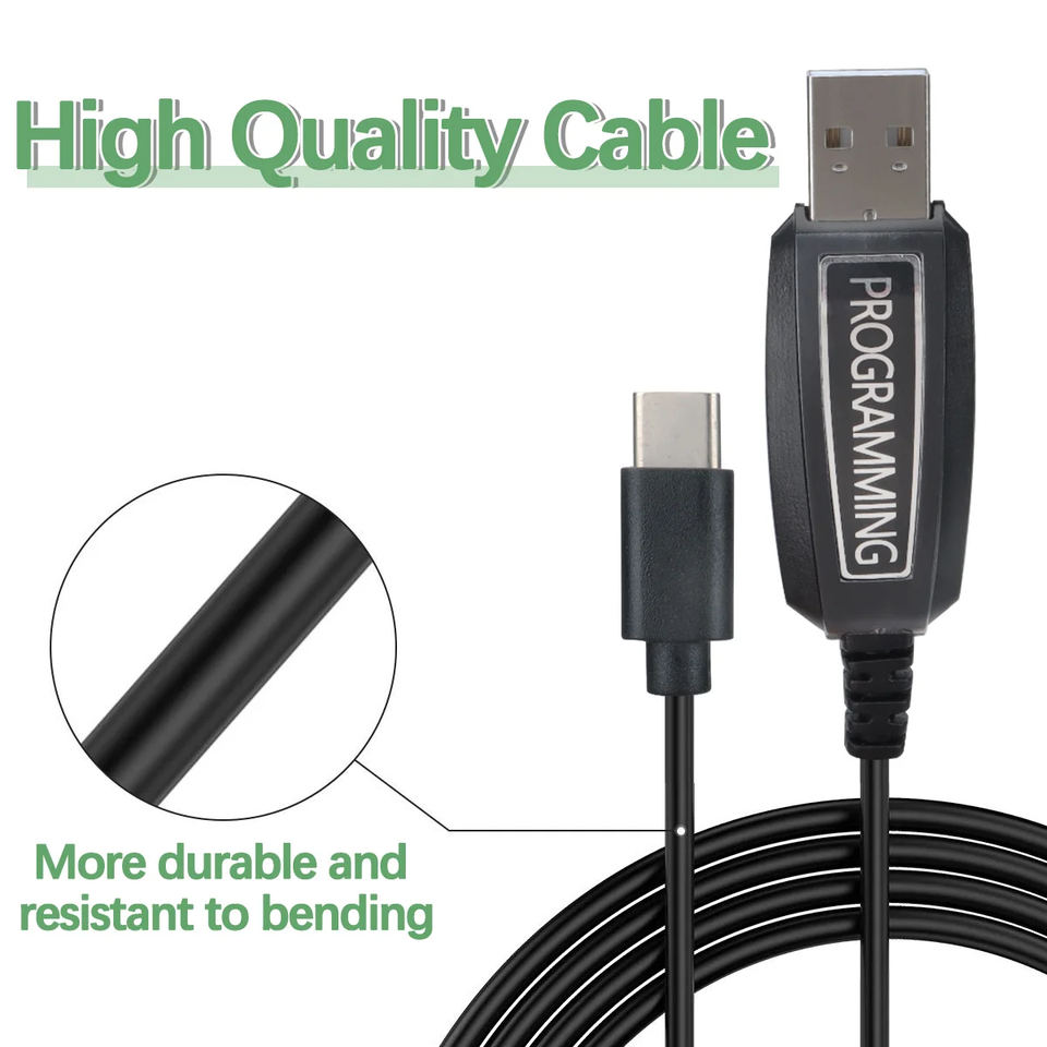 USB Type-C Programming Cable Radio UV-98 Plus UV-99 R-5000 R-6000 Radtel RT-880 | eBay UK