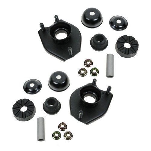 Front Upper Shock Strut Mount Kit Plates Bushings Pair Set of 2 For ...