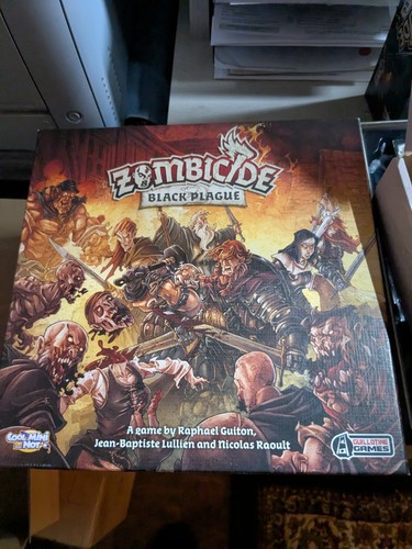 ZOMBICIDE BLACK PLAGUE Board Game Used COMPLETE VG CMON Guillotine 2015 ...