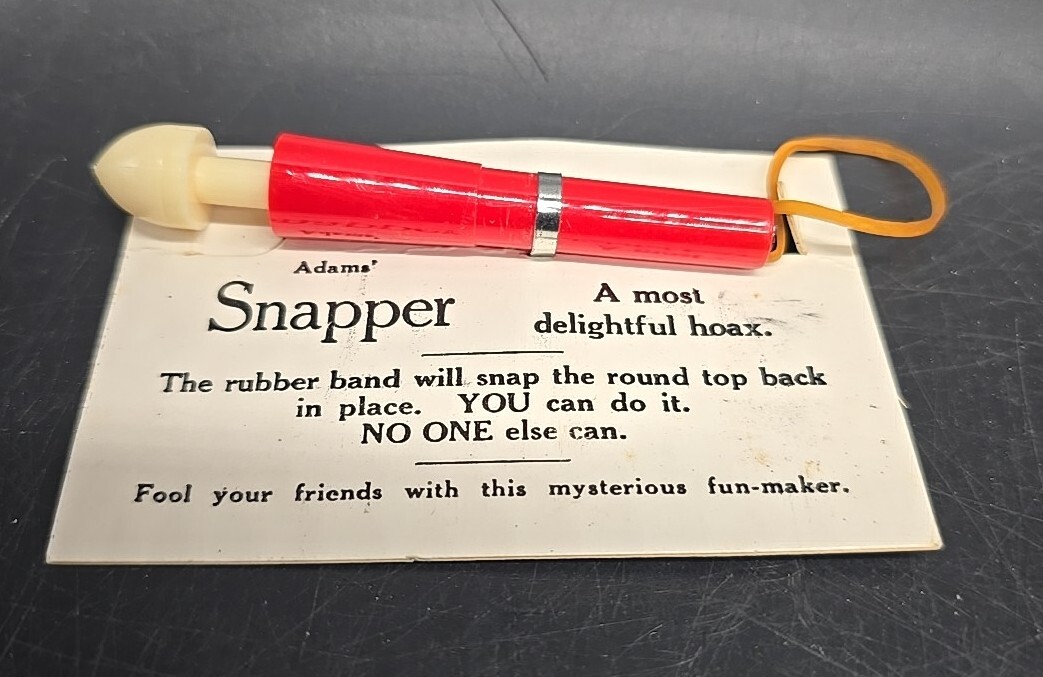 1940's SS Adams Snapper Joy Buzz Type Joke NOS moc old store stock | eBay