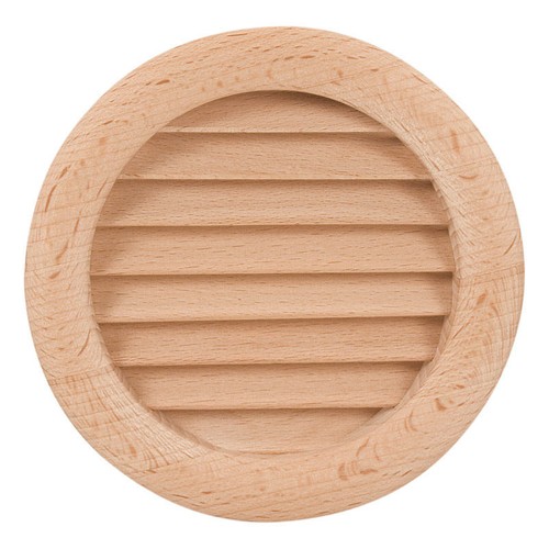 Buy Circle WOOD Air Vent Grille Cover 110mm 4.33" WOODEN Ventilation ...