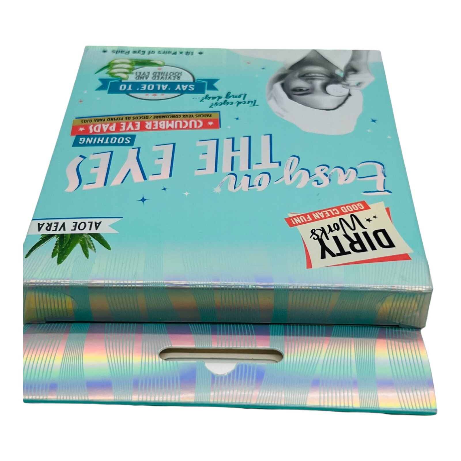Easy on The Eyes Soothing Eye Pads by Dirty Works Aloe Vera & Cucumber ...