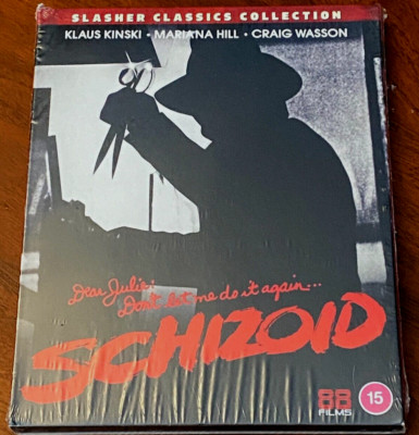 Schizoid (1980) OOP 88 Films w/slipcover+book Blu-ray REGION B - New, Sealed! | eBay