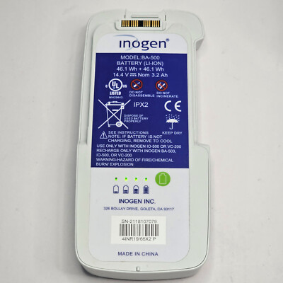 Inogen One G5 Battery, Rove 6 Battery 8-Cell Battery Inogen BA-500 ...