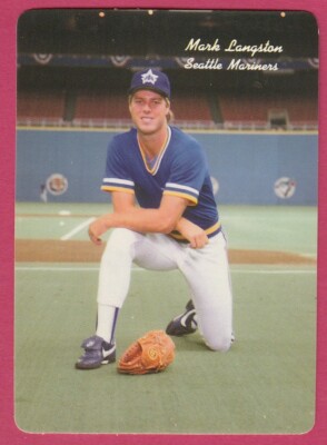 1986 Mothers Cookies # 3 Mark Langston -- Seattle Mariners | eBay