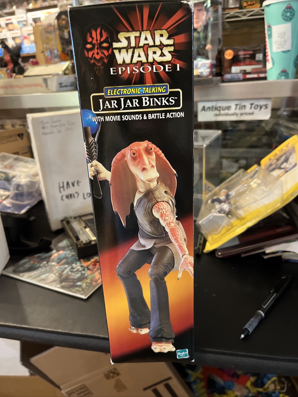 Hasbro Star Wars: Episode 1 Jar Jar Binks Electronic Talking Action ...