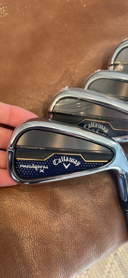 callaway paradigm x iron set graphite | eBay