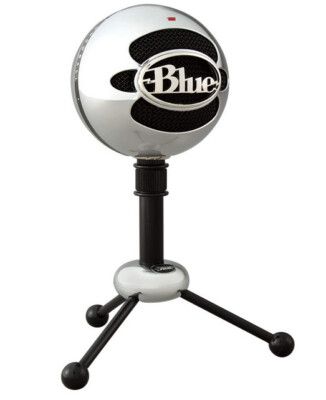 Logitech for Creators Blue Snowball USB Microphone Brushed Aluminum | eBay