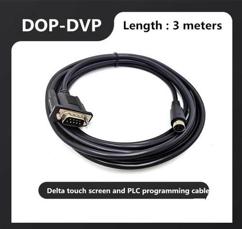 For Delta touch screen and PLC connection line DOP-DVP programming ...