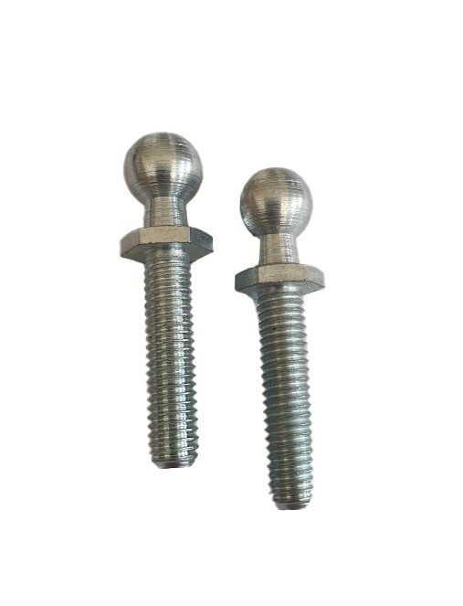 2x 10mm BALL STUD M6 x 25mm LONG gas struts ball ended bolt bonnet ...