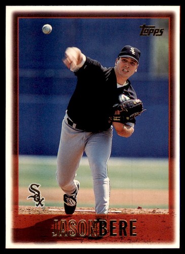 1997 Topps Jason Bere Baseball Card Chicago White Sox #378 | eBay