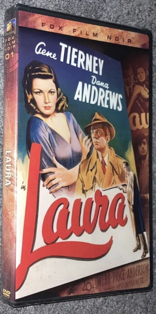 Laura DVD Fox Film Noir Gene Tierney Dana Andrews Vincent Price 1944 ...