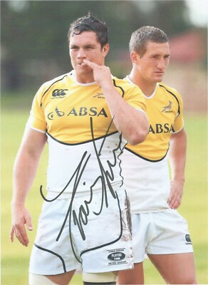 RUGBY autograph FRANCOIS LOUW feuille 20X30 cm signed SOUTH AFRICA | eBay