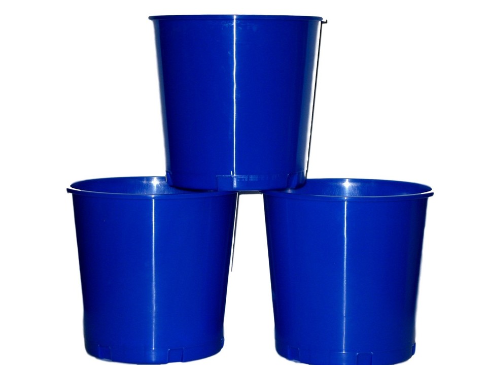 10 Blue Offering Buckets, Ice Buckets, Donation Bucket Mfg. USA Lead ...