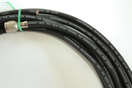 Pasternack RG 213/U 24 Ft Coaxial Cable with (1) N Type Male Connector ...