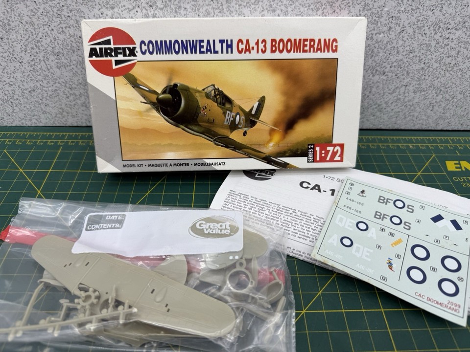 Airfix Australian Commonwealth CA-13 Boomerang 1:72 Model Plane Kit # ...