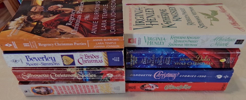 Christmas Romance Lot of 8 Paperbacks Historical Regency Modern 38 ...