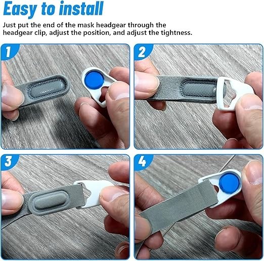4 Magnetic Headgear Clips for ResMed AirFit AirTouch – Clips Magnéticos ...