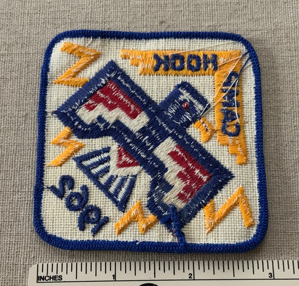 Vintage 1962 CAMP HOOK Boy Scout PATCH T-Bird BSA Mound Builders Area ...