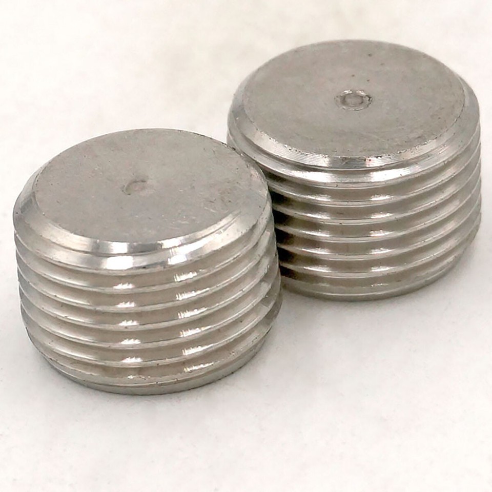 Sizes BSPP BSPT NPT Metric Male 304 Stainless Countersunk End Plug Hex ...