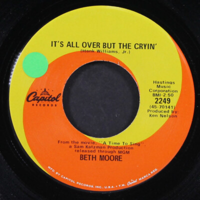 BETH MOORE: hangover city CAPITOL 7" Single 45 RPM | eBay