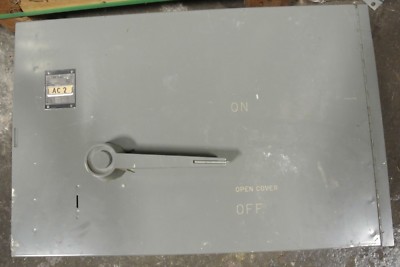 WESTINGHOUSE FDP325R FUSIBLE FDP SWITCH - 240V, 400A, 3-POLE | eBay