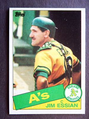 Jim Essian #472 Topps 1985 Baseball Card (Oakland Athletics)* | eBay