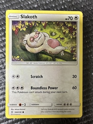 Slakoth #168/236 Unified Minds Common Pokemon Card | eBay