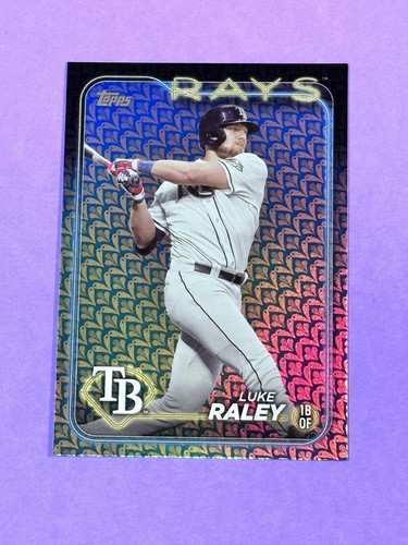 2024 Topps Series 1 Luke Raley Holiday Foil #181 Tampa Bay Rays | eBay