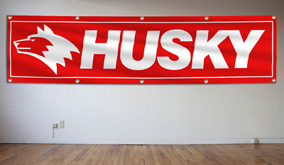 Husky Tools Flag Banner 2x8ft Tools Box Bag Garage Shop Sign Decoration ...