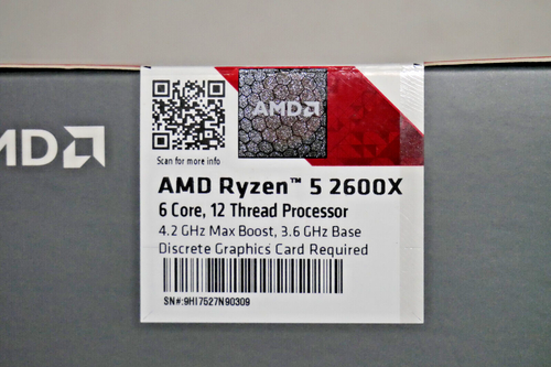 AMD Ryzen 5 2600X Processor (3.6 GHz, 6 Cores, Socket AM4 ...