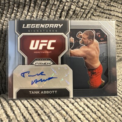 2023 TANK ABBOTT PANINI PRIZM UFC LEGENDARY SIGNATURES AUTO | eBay