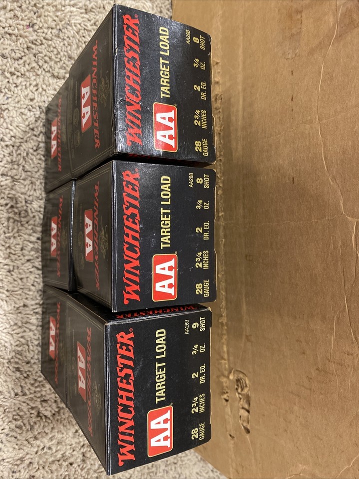 Winchester AA Shotgun Shell Boxes 28 (6) Total Empty Boxes | eBay