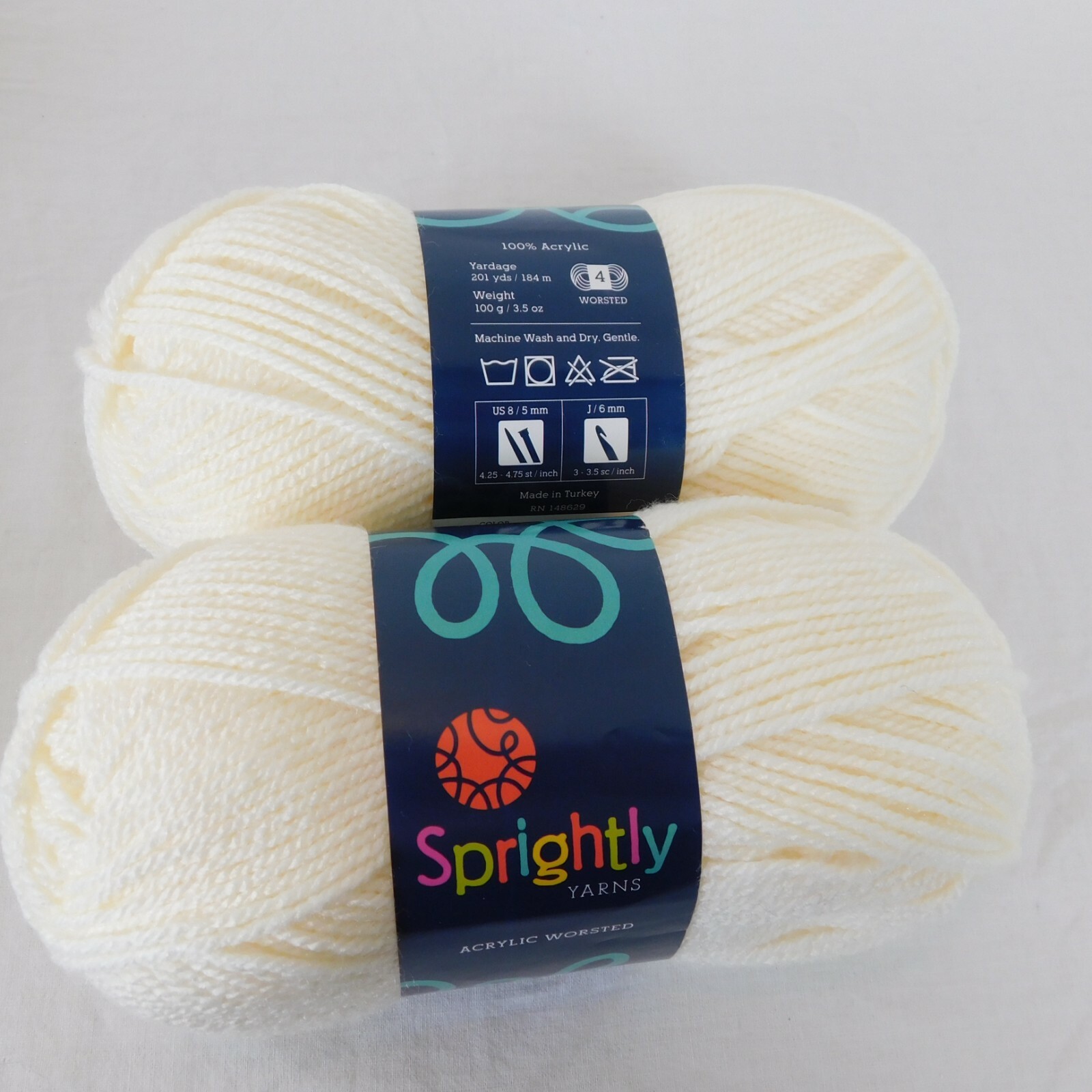 Sprightly Yarns Acrylic 6 Skeins Mini Holiday Stockings Knit Kit Red ...