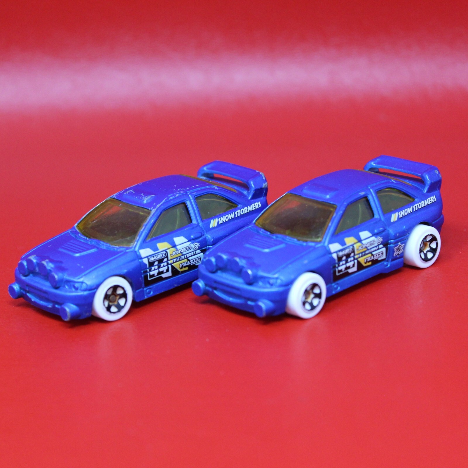 2 2017 Hot Wheels Escort Rally Blue HW Snow Stormers 5-Pack 1:64 Loose ...