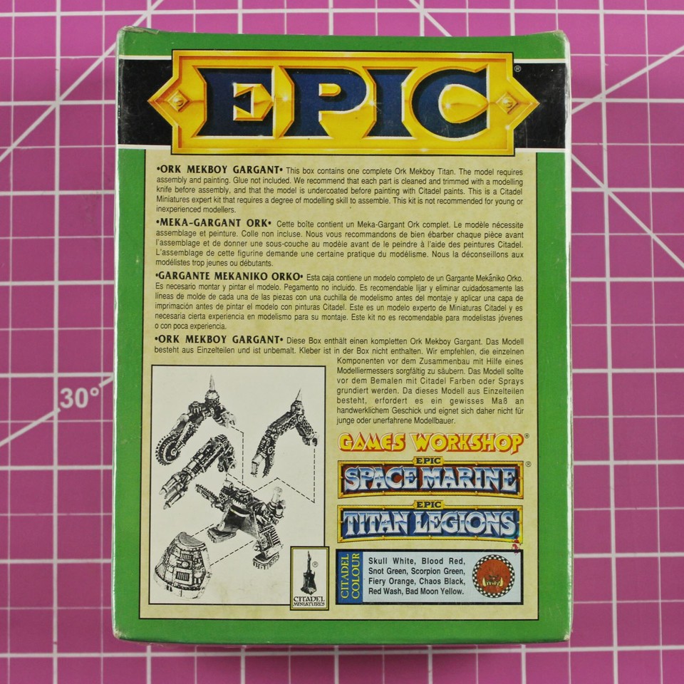 Epic 40K Space Ork Mekboy Gargant NIB Metal - Rare OOP, Games Workshop ...