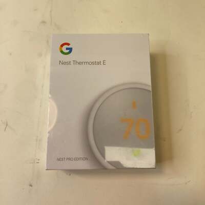New Google Nest Thermostat E T4001ES | eBay