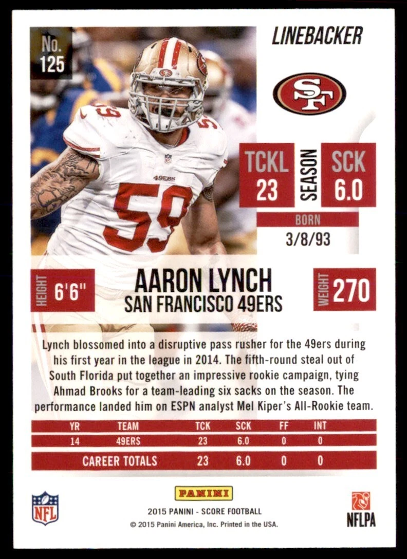 Aaron Lynch 49ers