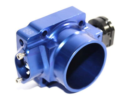 68MM Aluminum Throttle Body BLUE FOR 88-00 Civic Require D16Y8 Intake ...