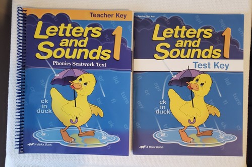 Abeka 1st grade Letters And Sounds teacher Seatwork and test keys | eBay