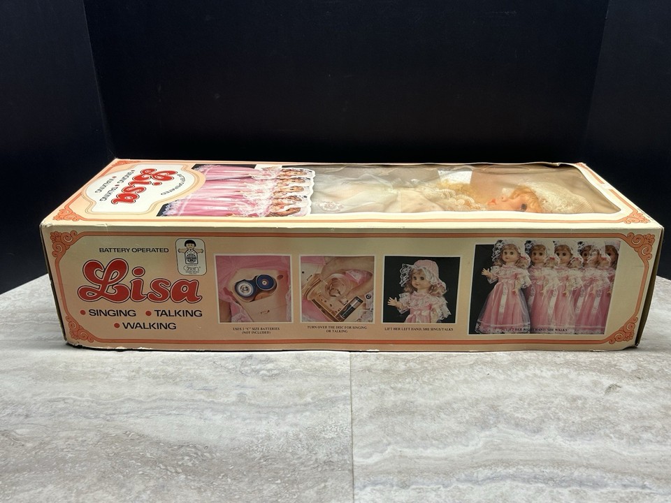 Vintage Ozen Battery Operated LISA Doll Singing Talking Walking No ...