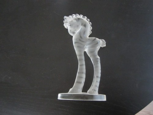 VINTAGE CRYSTAL PADEN CITY TALL PONY " ZEBRA STRIPES" | eBay