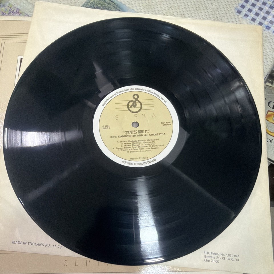 Dankworth MOVIES 'N' ME Jazz Funk TV-Film Soundtracks LP Modesty Blaise ...