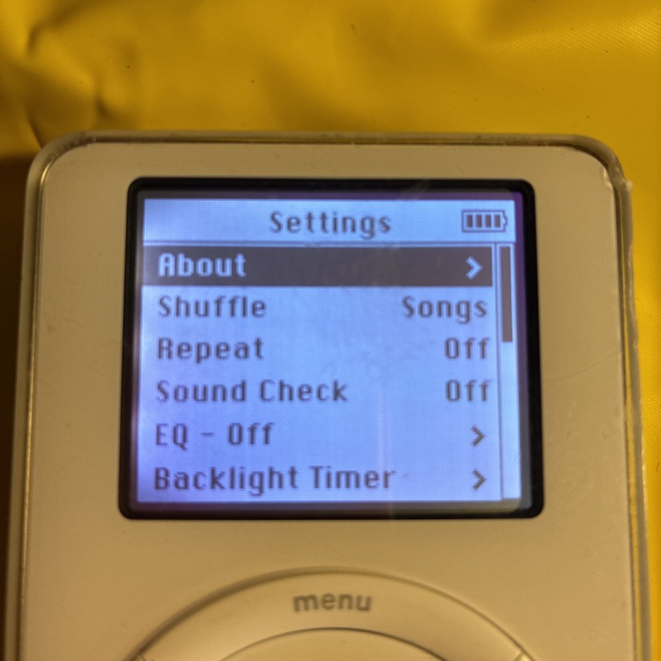 iPod Classic 2nd generation (A1019), 10Gb Preloaded With Music ...